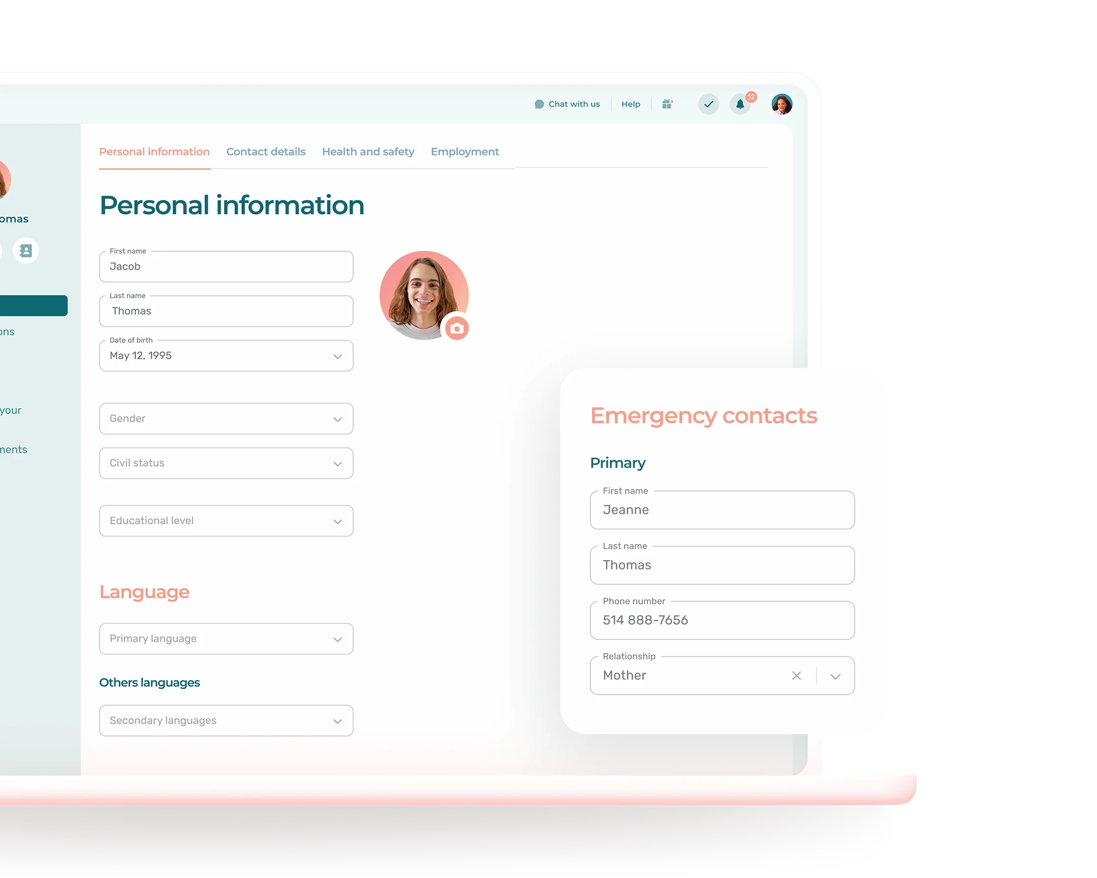 Employee records management software & HR database