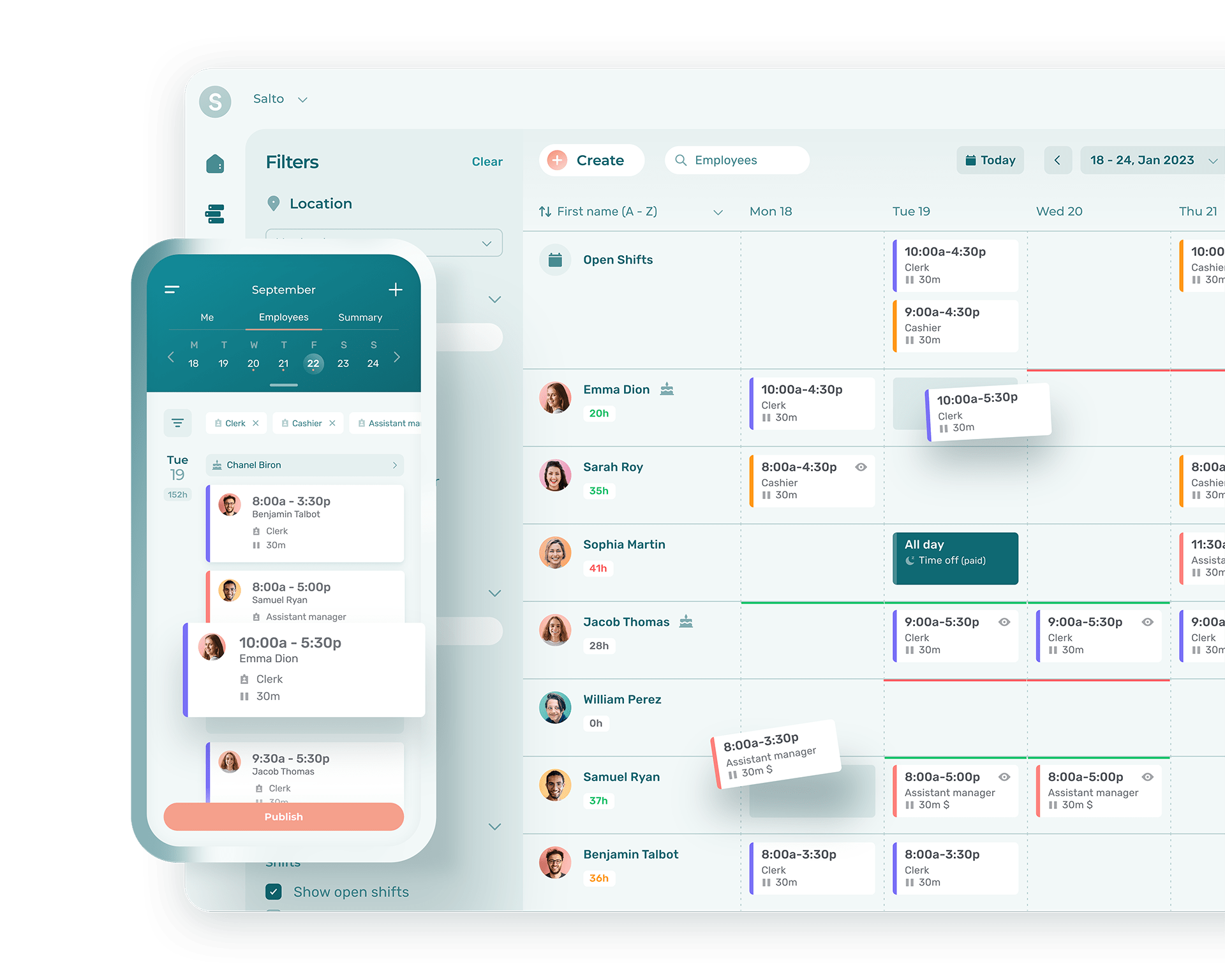 Employee Scheduling Software Simplify Schedules Agendrix