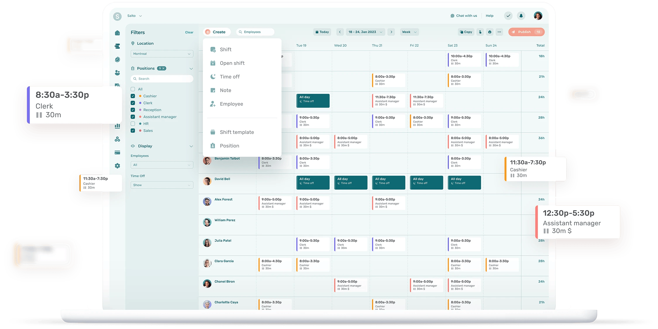 Simplify Staff Scheduling on the Go - Best App 2024 - Try it Free