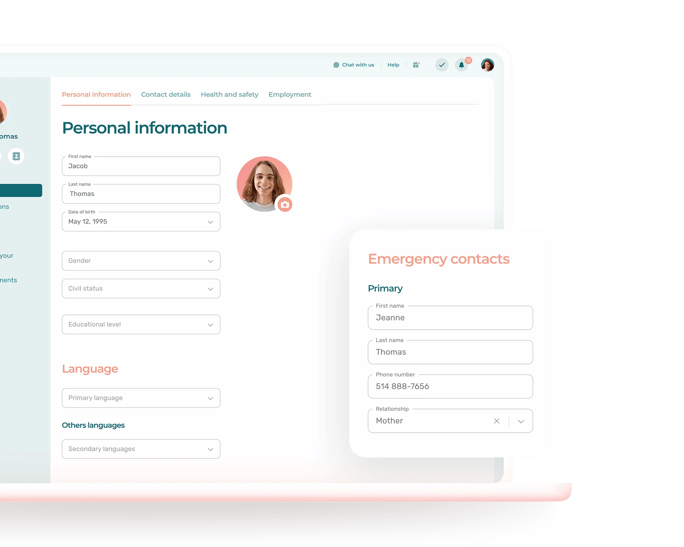 Employee records management software & HR database