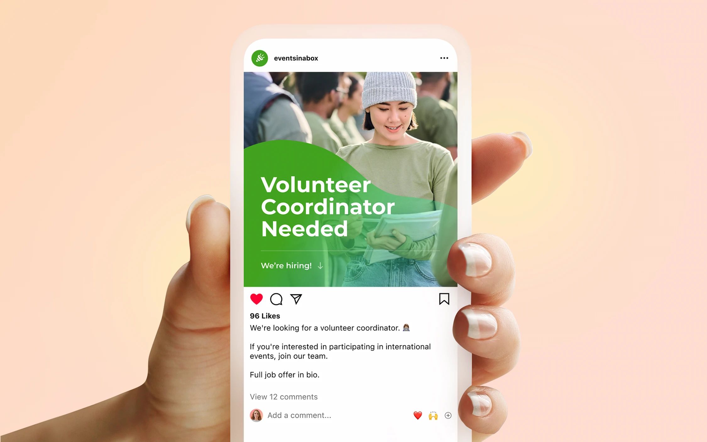 We're Hiring! - Social Media Job Post Examples - Agendrix