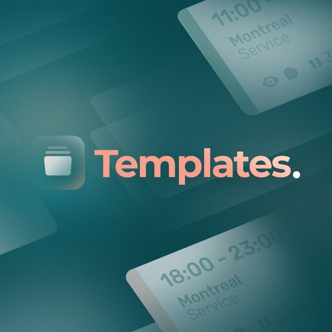 New Feature: Shift Templates - Agendrix