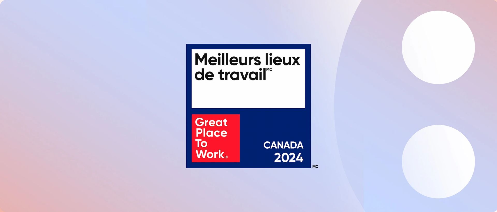 Agendrix, certifiée Great Place to Work - Agendrix