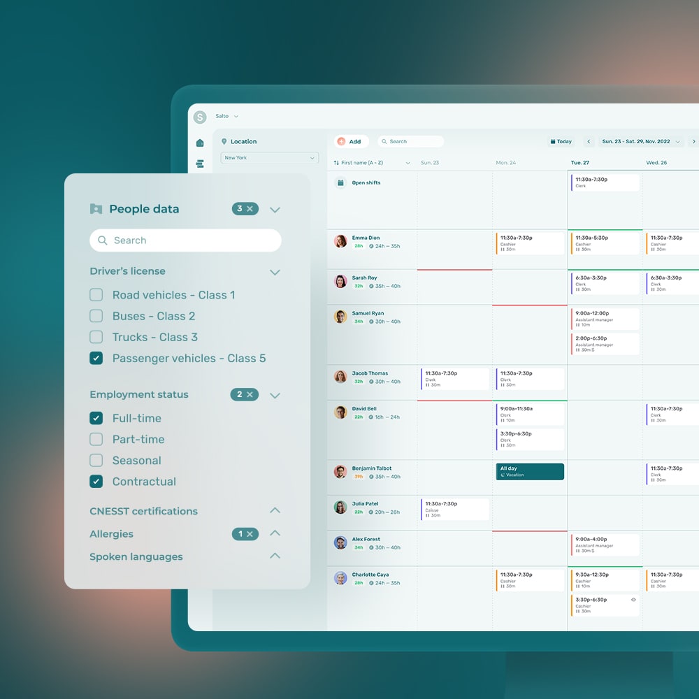 New Filters and Reports - Agendrix