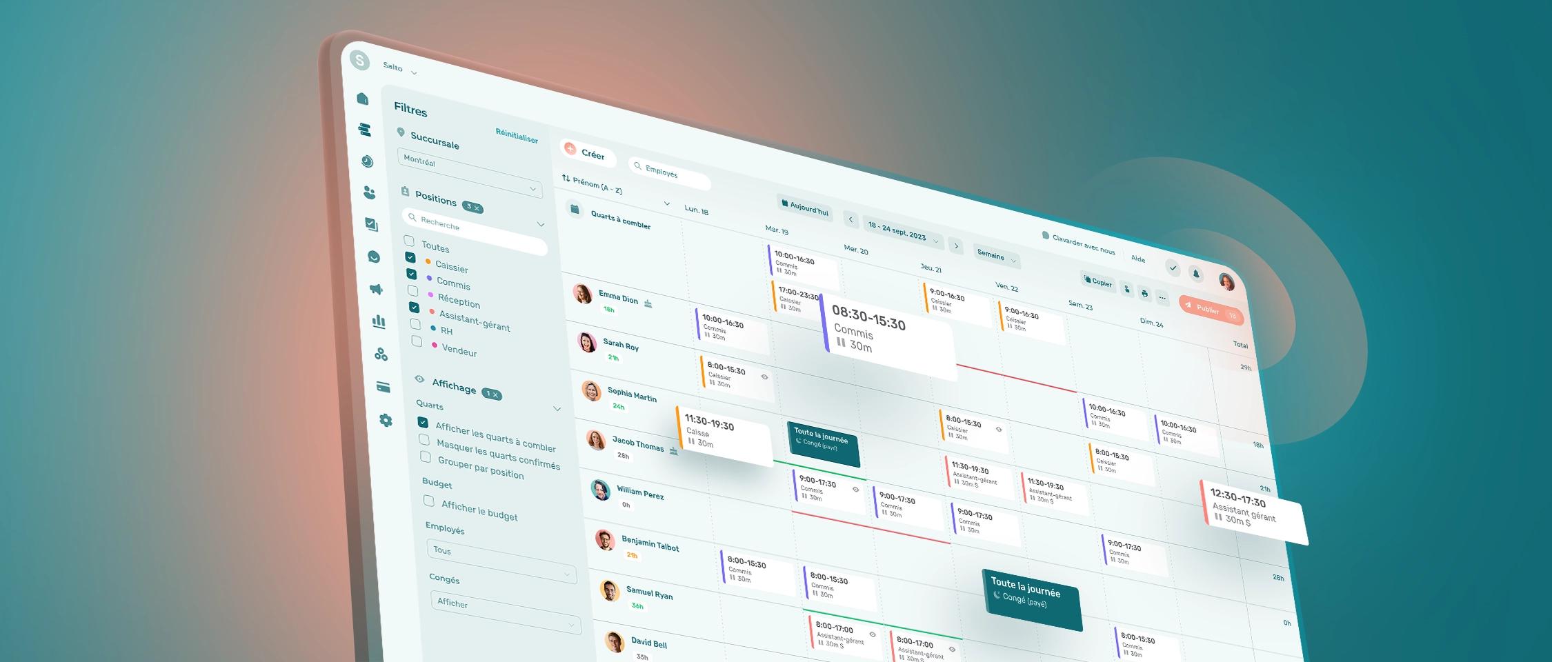 Online Workforce Management for Shift Managers