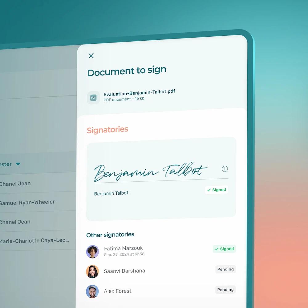 E-Signature: A New Feature in Employee Records